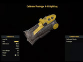 Cheap Fallout 76 Items PSFOUR Calibrated Prototype X-01 Right Leg, Buy ...