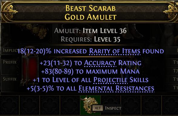 Cheap POE 2 Items Early Access SC BEAST SCARAB GOLD AMULET, Buy POE 2 ...