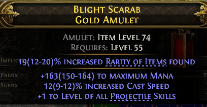Cheap POE 2 Items Early Access SC Blight Scarab Gold Amulet#521051, Buy ...