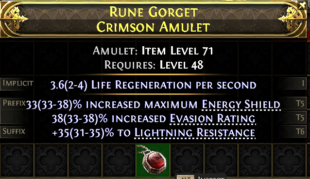 Cheap POE 2 Items Early Access SC RUNE GORGET CRIMSON AMULET, Buy POE 2 ...