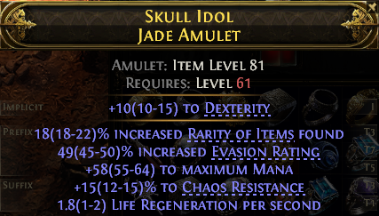 Cheap POE 2 Items Early Access SC SKULL IDOL JADE AMULET, Buy POE 2 ...