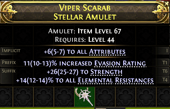 Cheap POE 2 Items Early Access SC VIPER SCARAB STELLAR AMULET#640072 ...