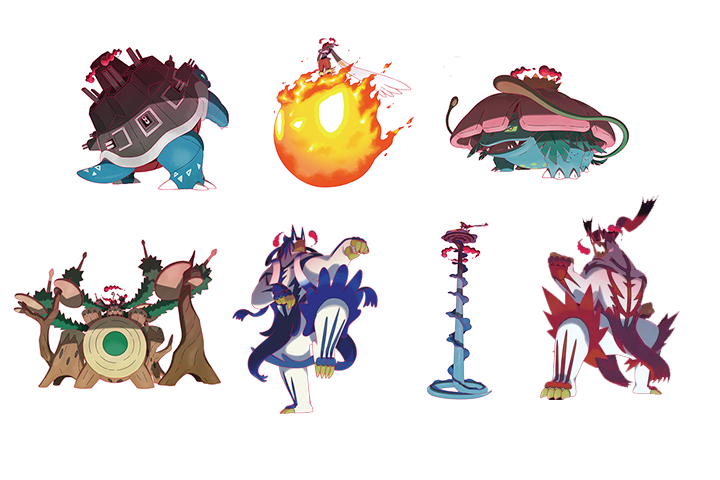 Cheap Pokemon Switch 7 x Gmax Pokemon(Isle of Armor), Buy Pokemon ...