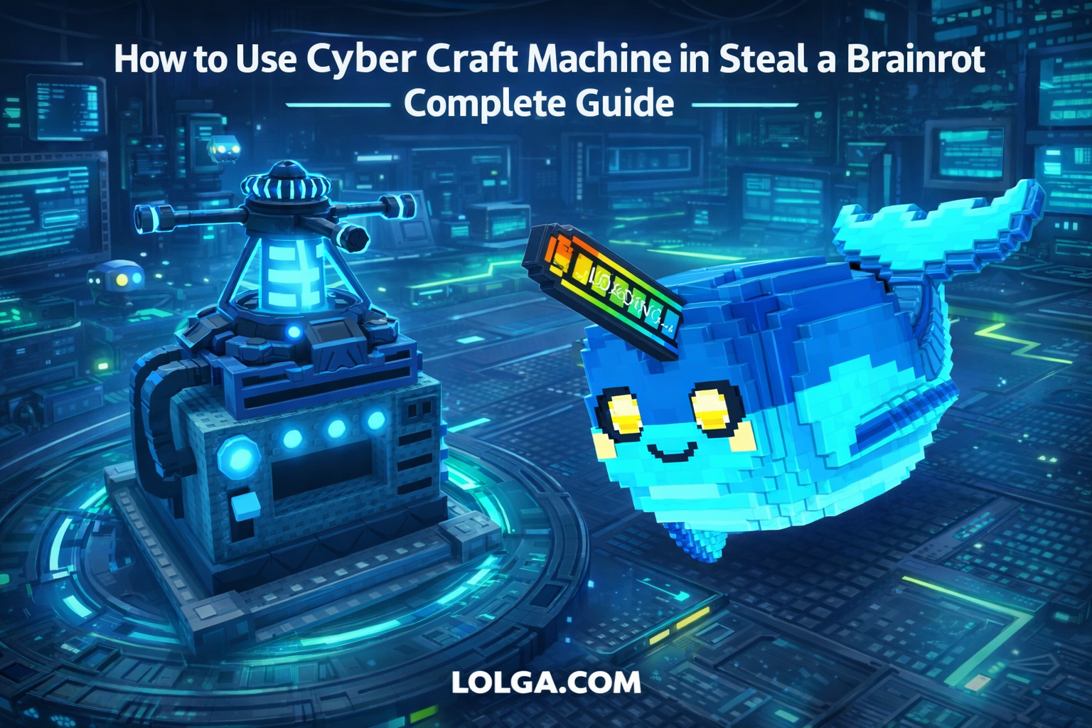 How to Use Cyber Craft Machine in Steal a Brainrot - Complete Guide