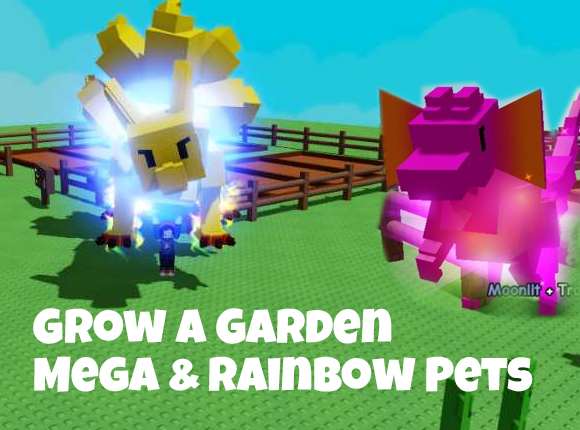 Grow a Garden Mega & Rainbow Pets – How to Get, Rarity, Skills ...