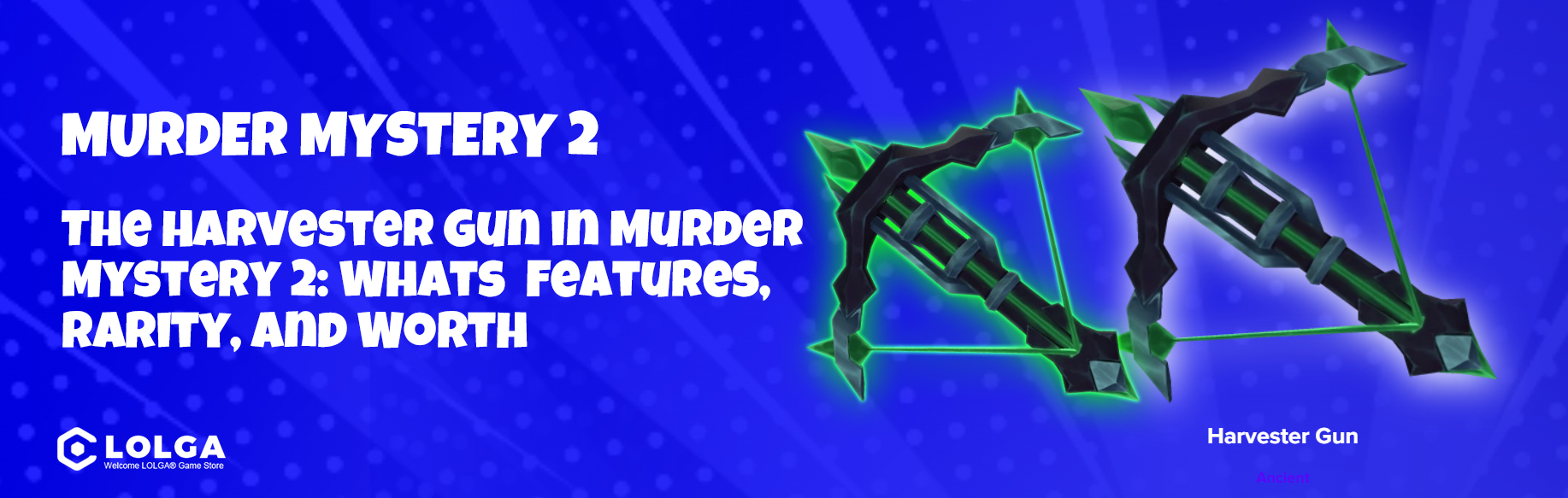 The Harvester Gun in Murder Mystery 2: Whats Features, Rarity, and Worth