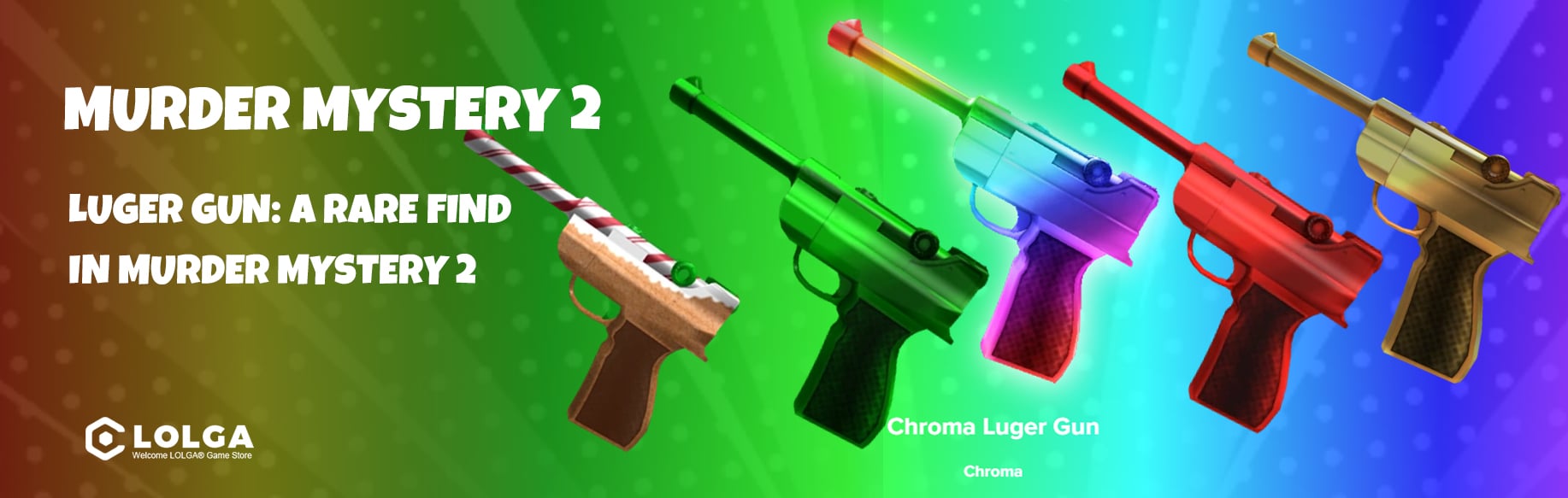 Luger Gun: A Rare Find in Murder Mystery 2