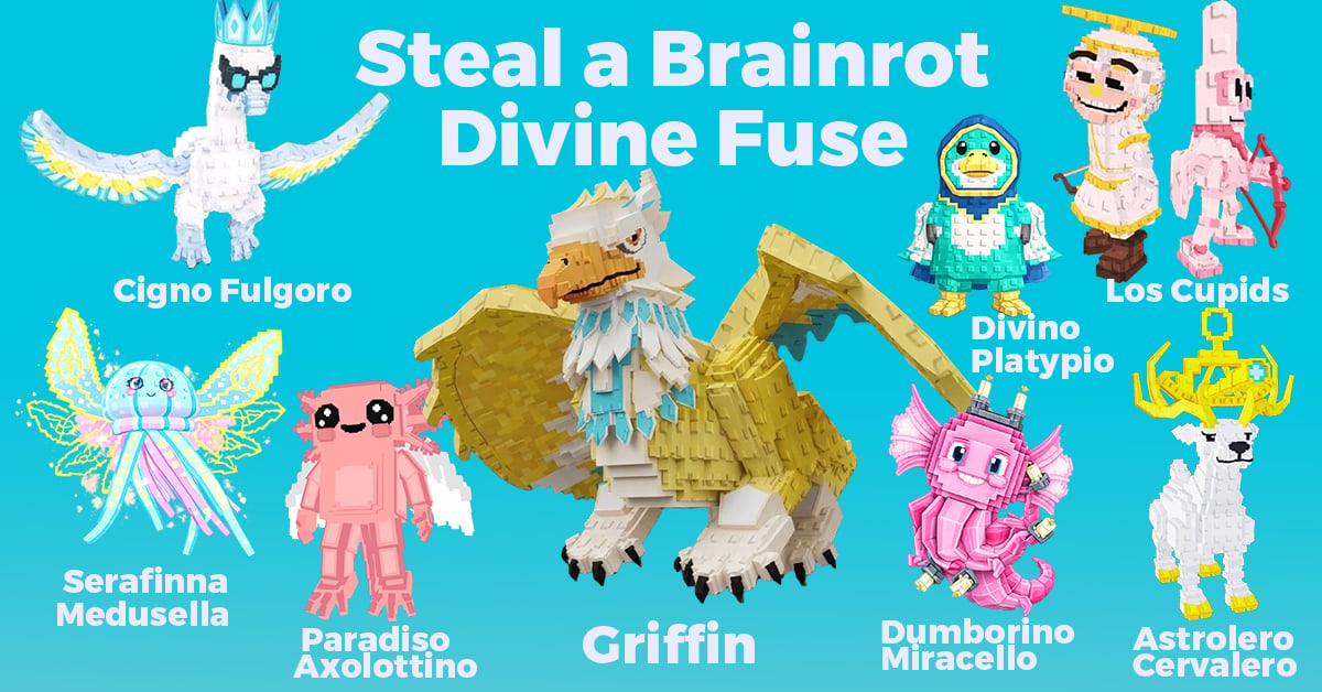 How to Get Griffin, Los Cupids & More in Steal a Brainrot Divine Fuse ...