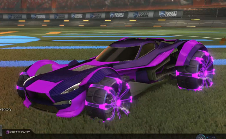 Rocket League Purple Sentinel Design With Purple Future Shock & Purple ...