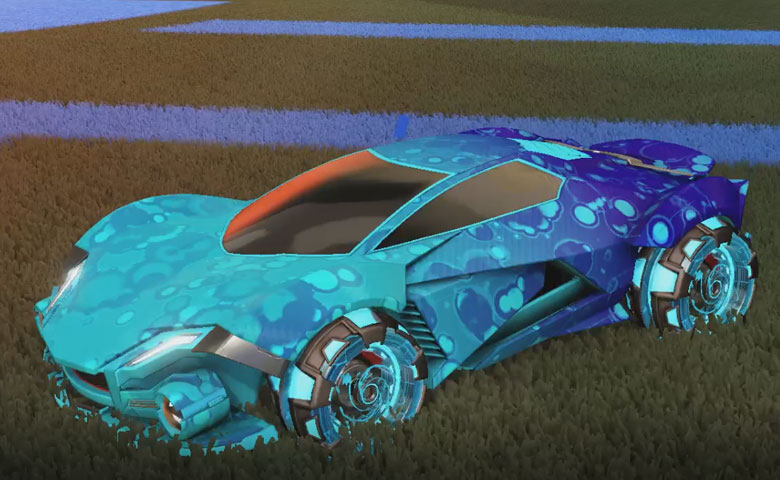 Rocket League Car Bubbly Design, best RL Bubbly Designs for cars | LOLGA