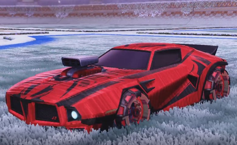 Rocket League Dominus GT Design With Black NNTR & Crimson NeYoYo