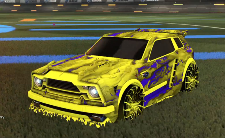 Rocket League Saffron Fennec Design With Glorifier & Saffron Cutter ...