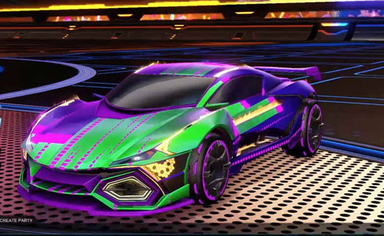 Rocket League Purple R3MX GMT Design With Purple EQ-RL & Purple Ault-SPL