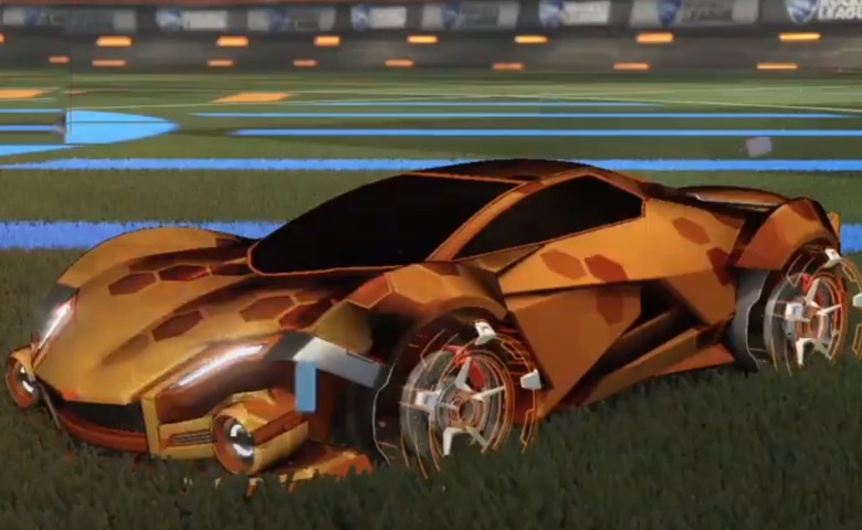 Rocket League Burnt Sienna Werewolf Design With Hex Tide & Burnt Sienna ...