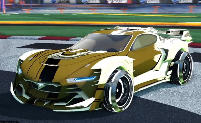 Rocket League Titanium White Tyranno GXT Design With Titanium White ...