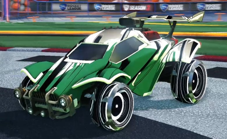 Rocket League Titanium White Octane Design With Titanium White Exalter ...