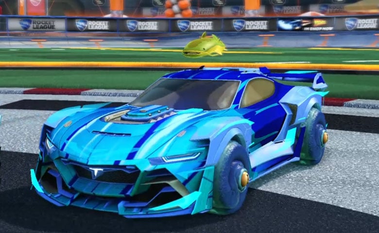 Rocket League Cobalt Tyranno GXT Design With Cobalt Wet Paint & Cobalt ...