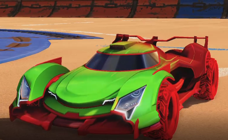 Rocket League Crimson Centio Design With Crimson Mainframe & Crimson ...