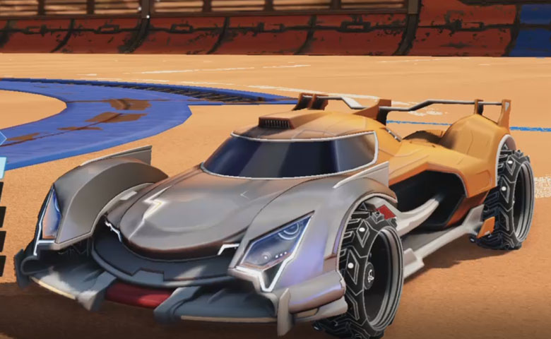 Rocket League Grey Centio Design With Mainframe & Grey Ruinator:Inverted