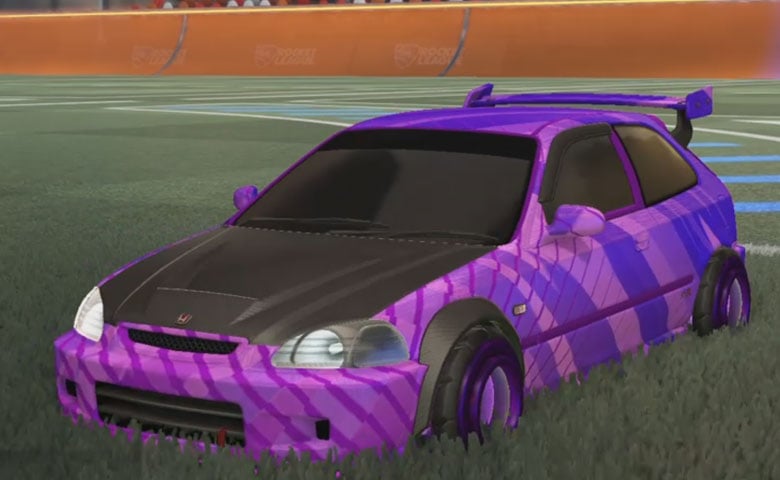 Rocket League Purple Honda Civic Type R-LE Design With Purple 20XX ...